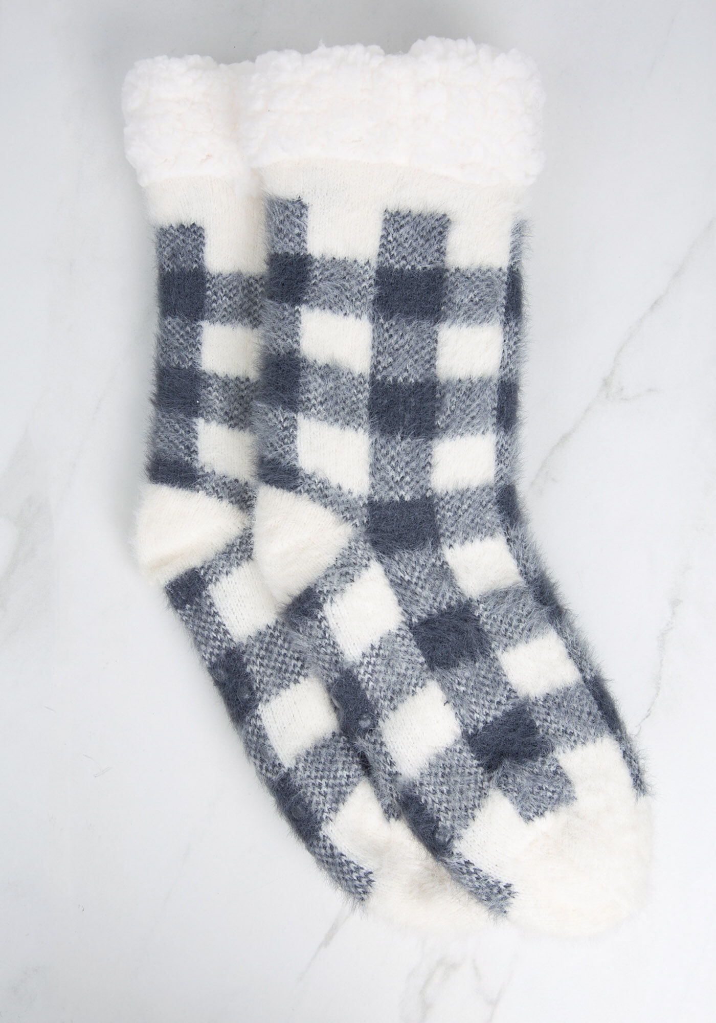 buffalo plaid slipper sock | BOCHI BROTHERS | 2000005795