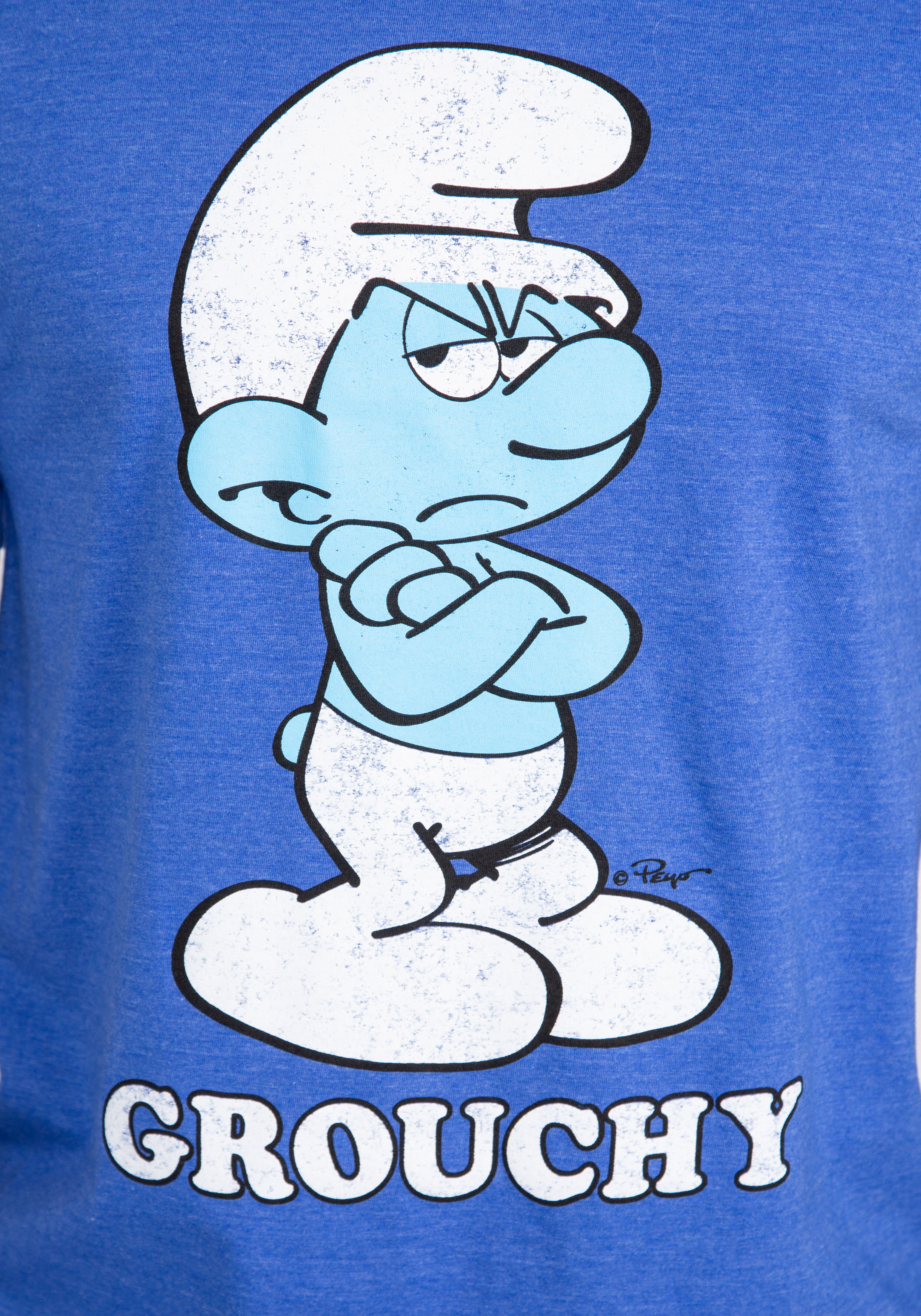grumpy smurf t-shirt Bootlegger 2000006452