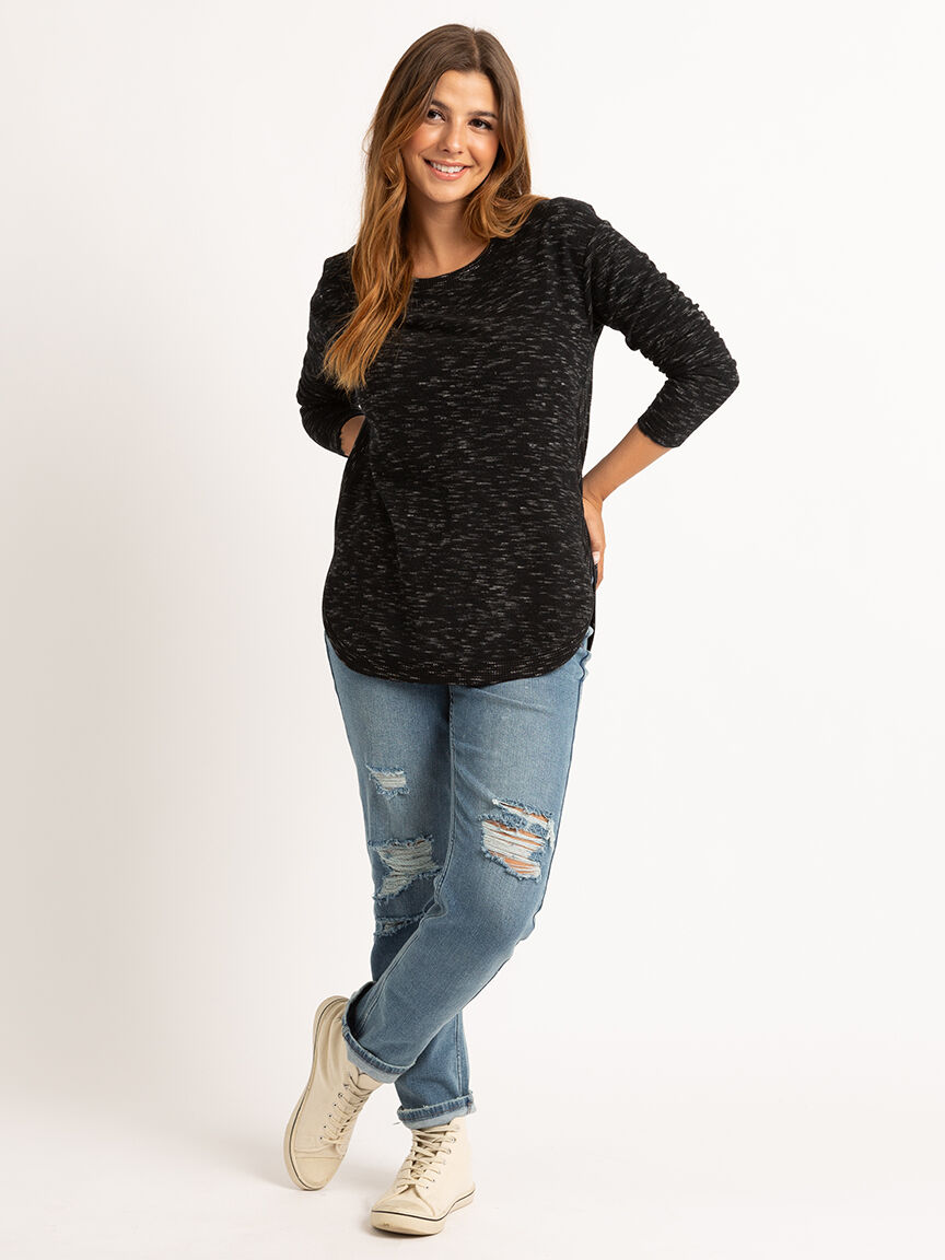 logan core scoop neck long sleeve Bootlegger 2000006475