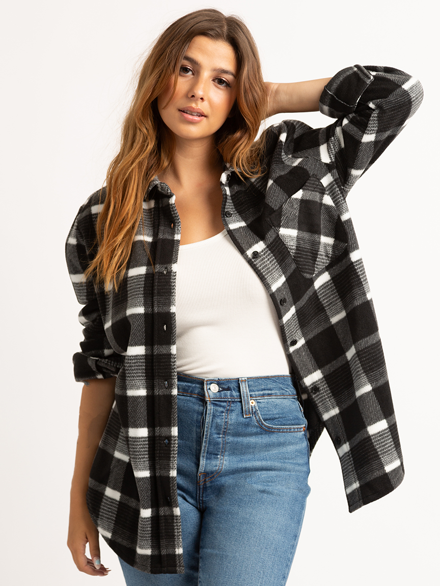 dinah fleece shacket Bootlegger 2000006472