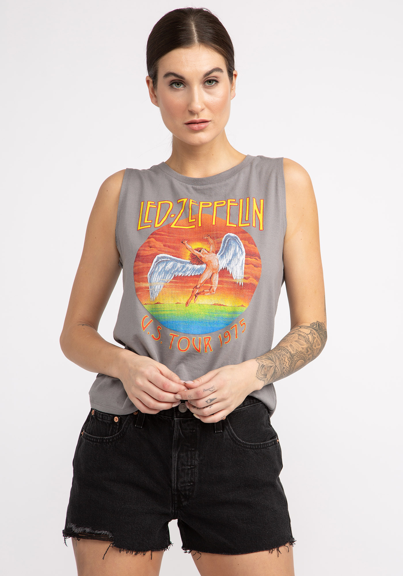 led zeppelin muscle tank top Bootlegger 2000006352