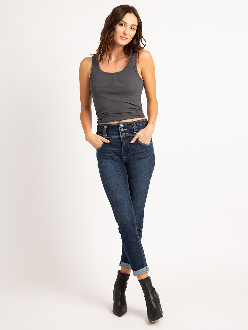 high-rise skinny jean Bootlegger 2000006623