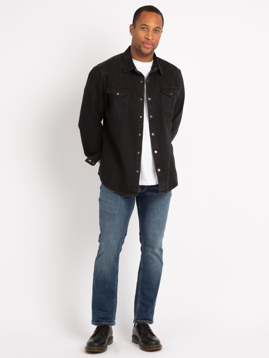 jackson slim straight jean medium authentic Bootlegger 2000007579