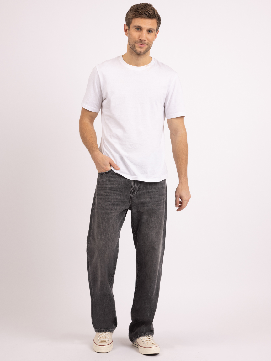 marshall lightweight loose jean washed black Bootlegger 2000008030