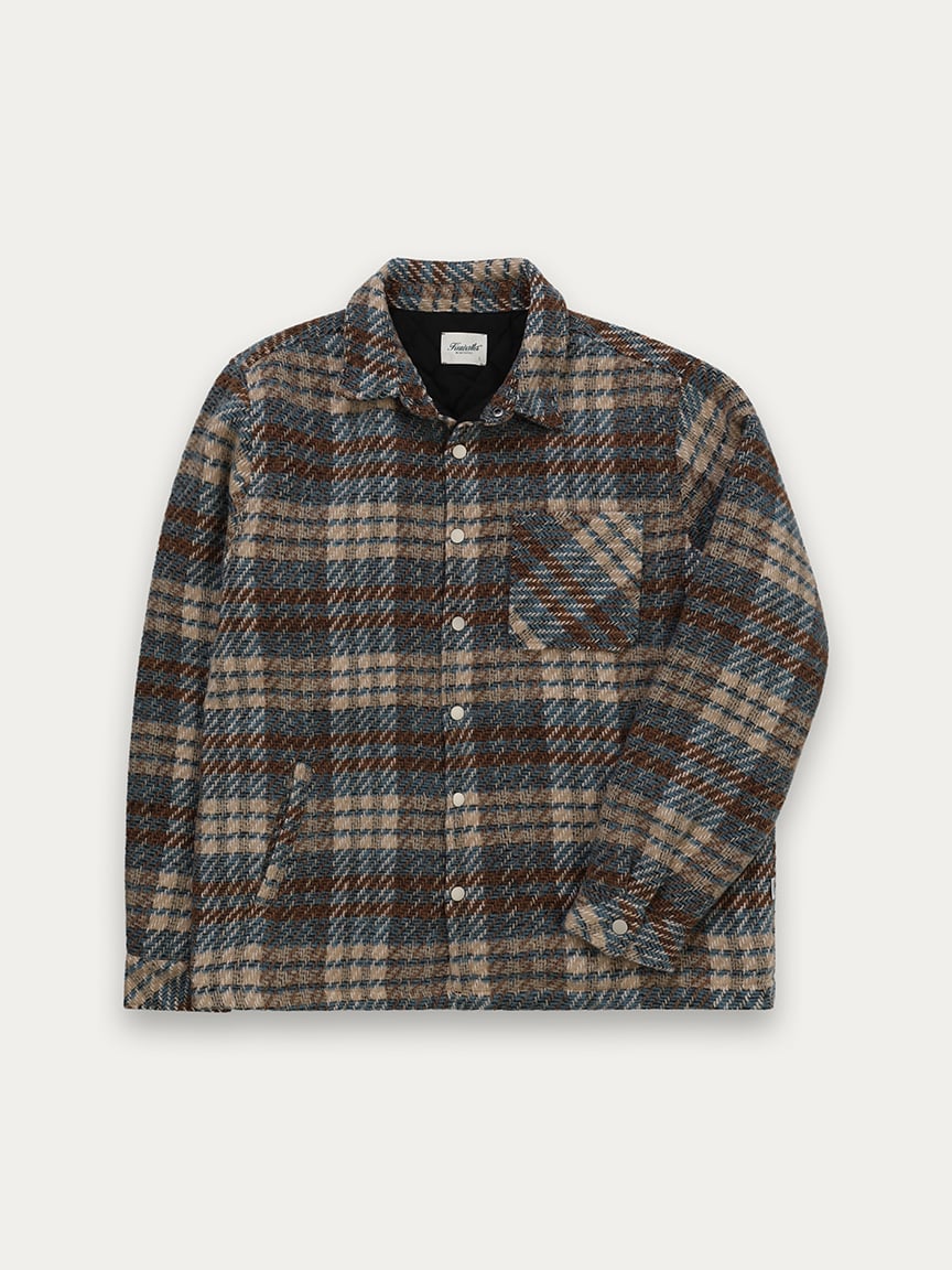 heavyweight plaid shacket Bootlegger 2000009570
