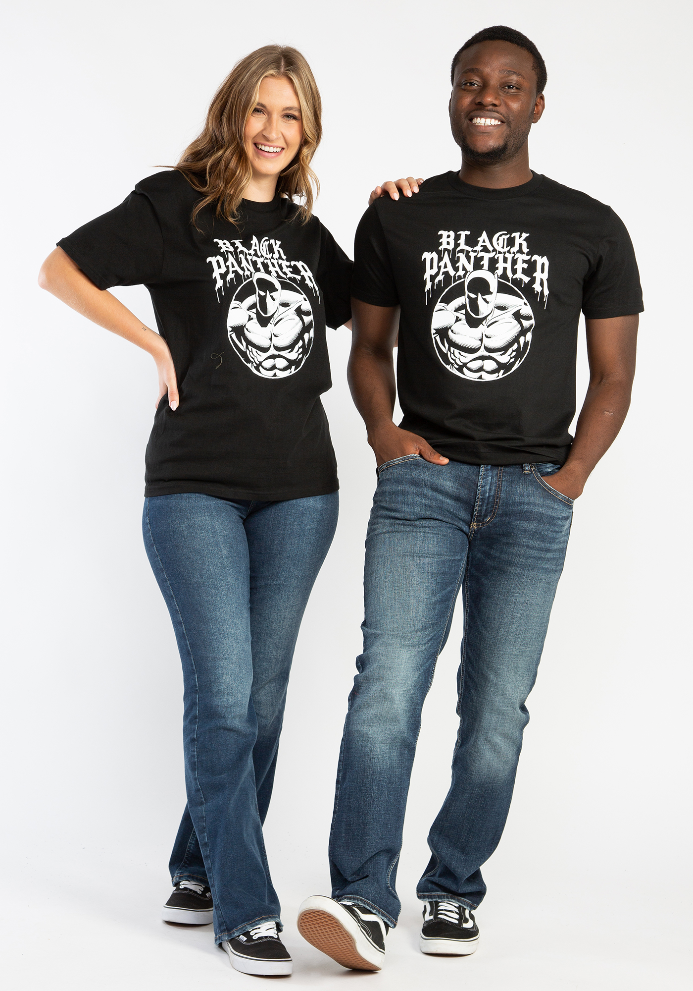 black panther graphic tee shirt Bootlegger 2000005988