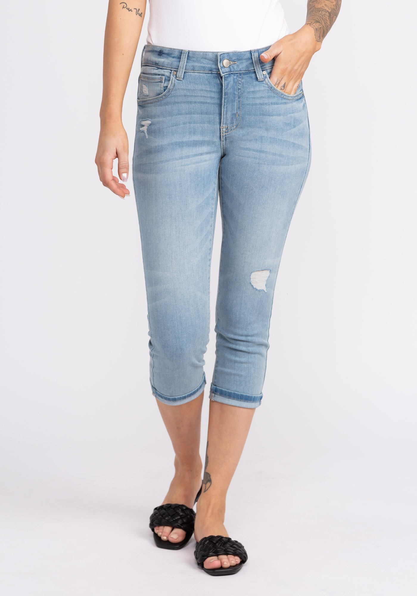 mid-rise capris Bootlegger 2000004784