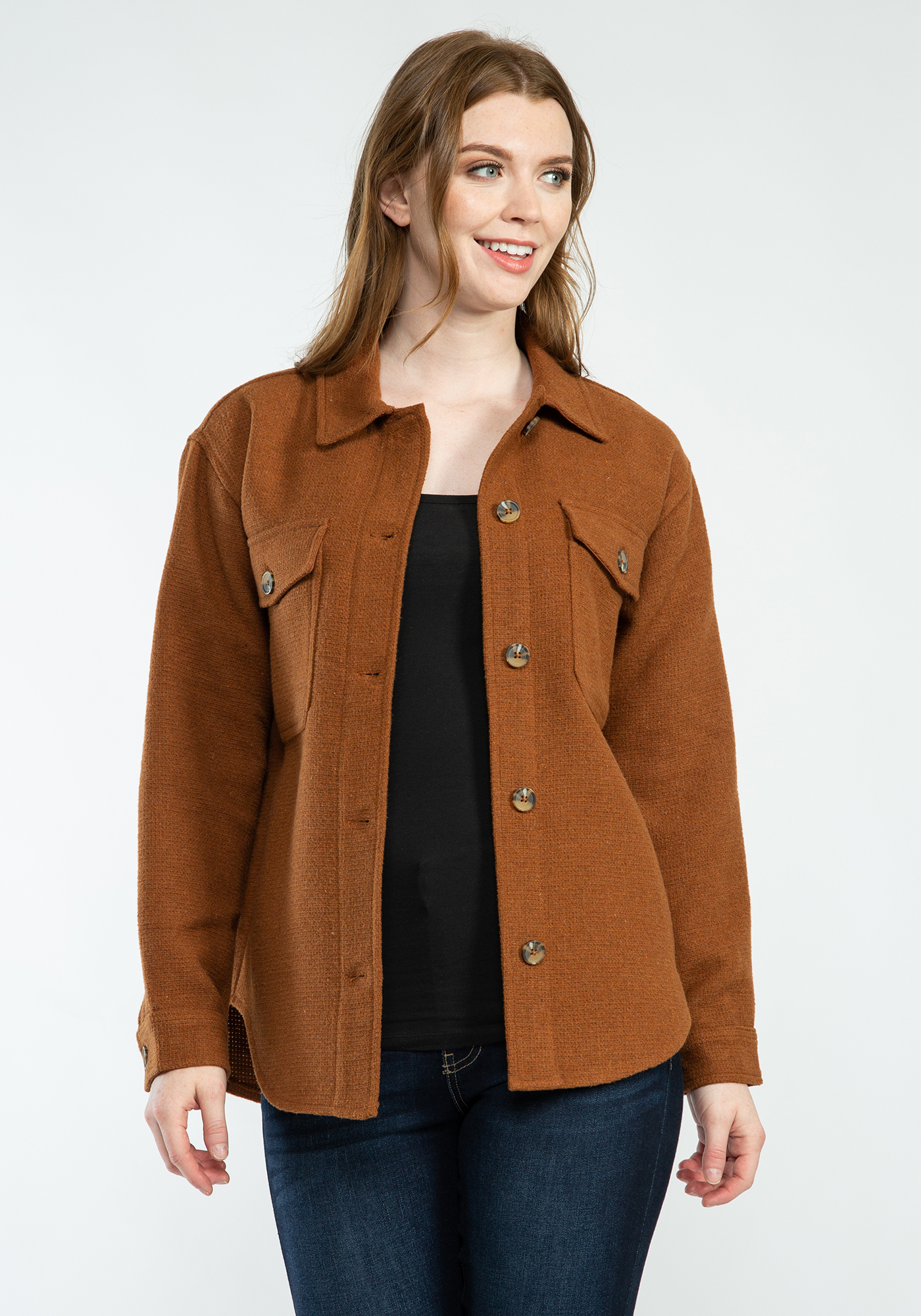 button front shacket Bootlegger 2000005495