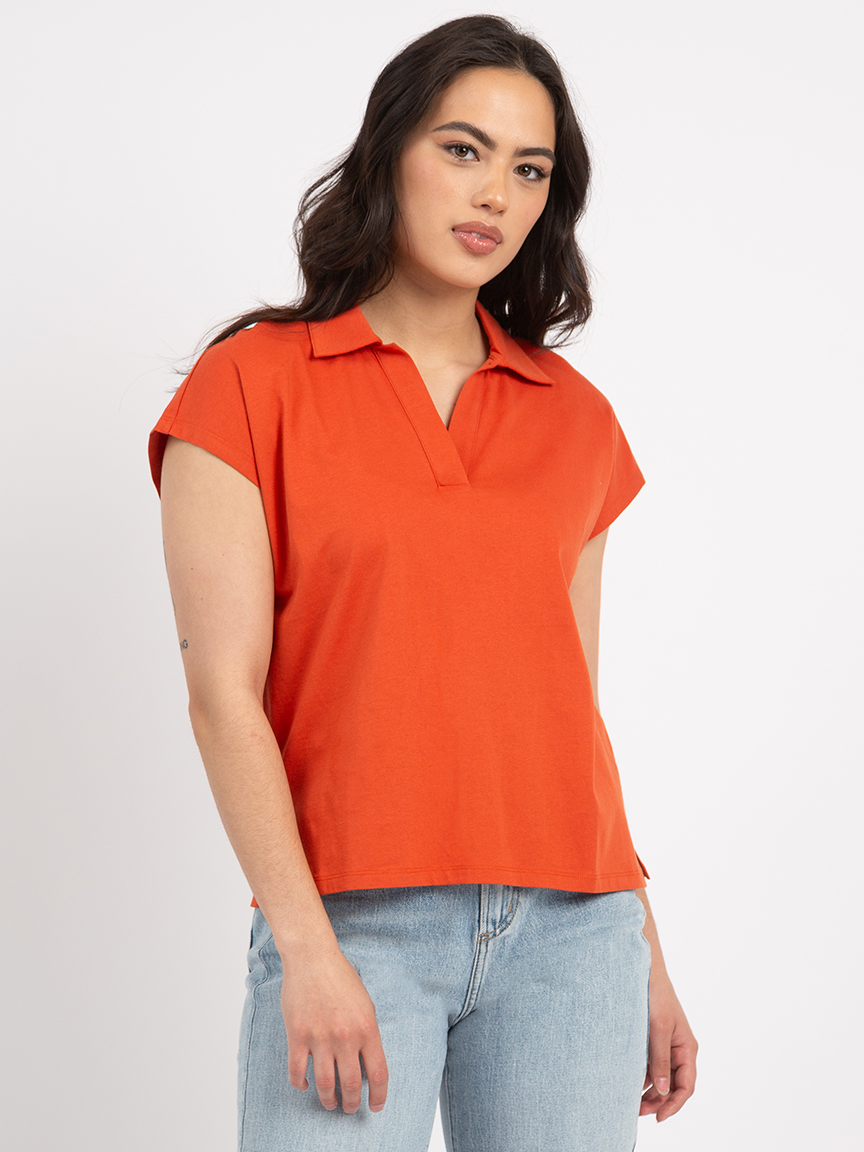 pearl johnny collar top Bootlegger 2000007286