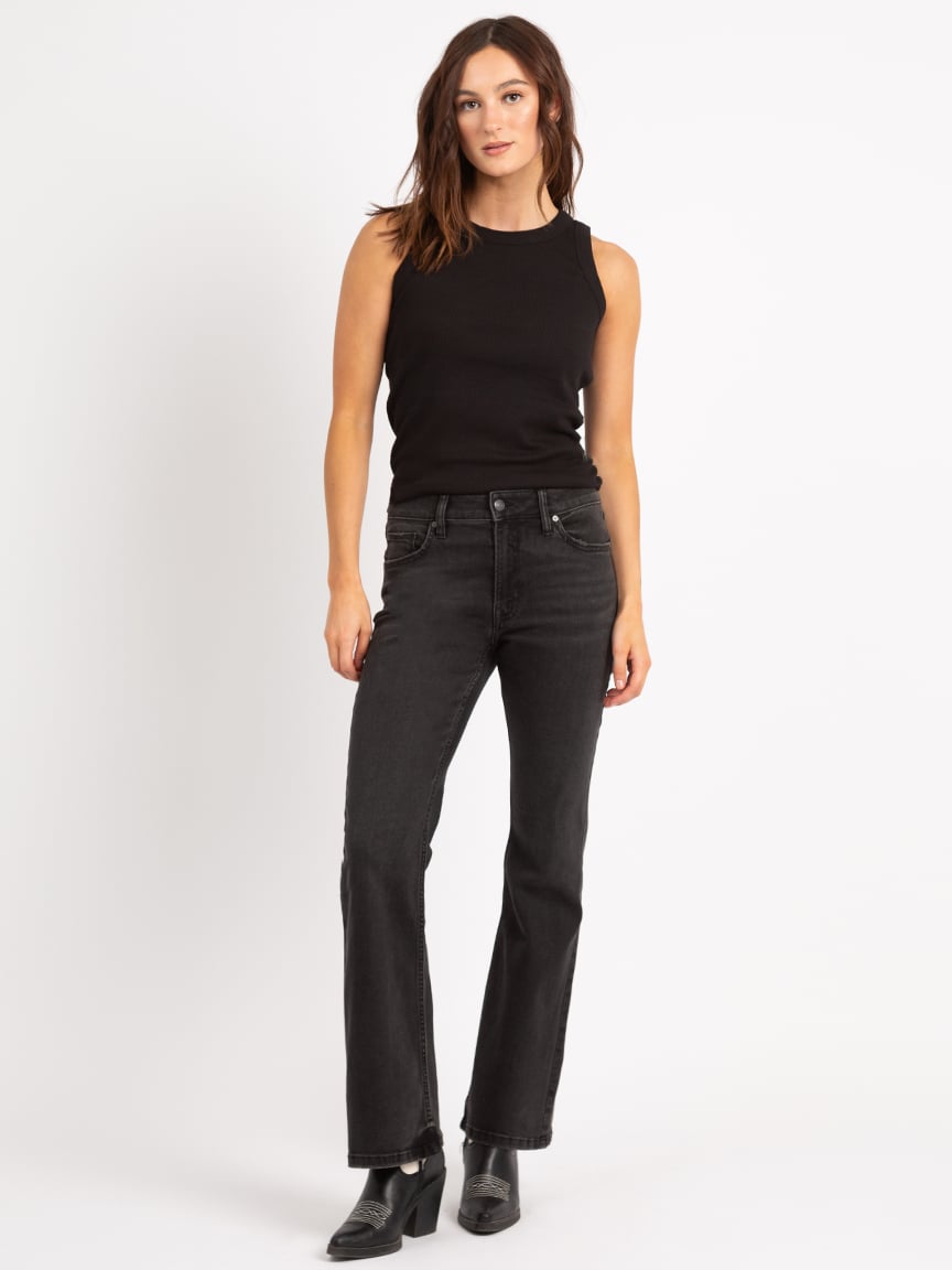 olivia bootcut jean washed black Bootlegger 2000007593