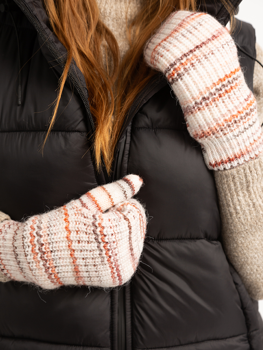 women's space dye lined mittens | True North Denim