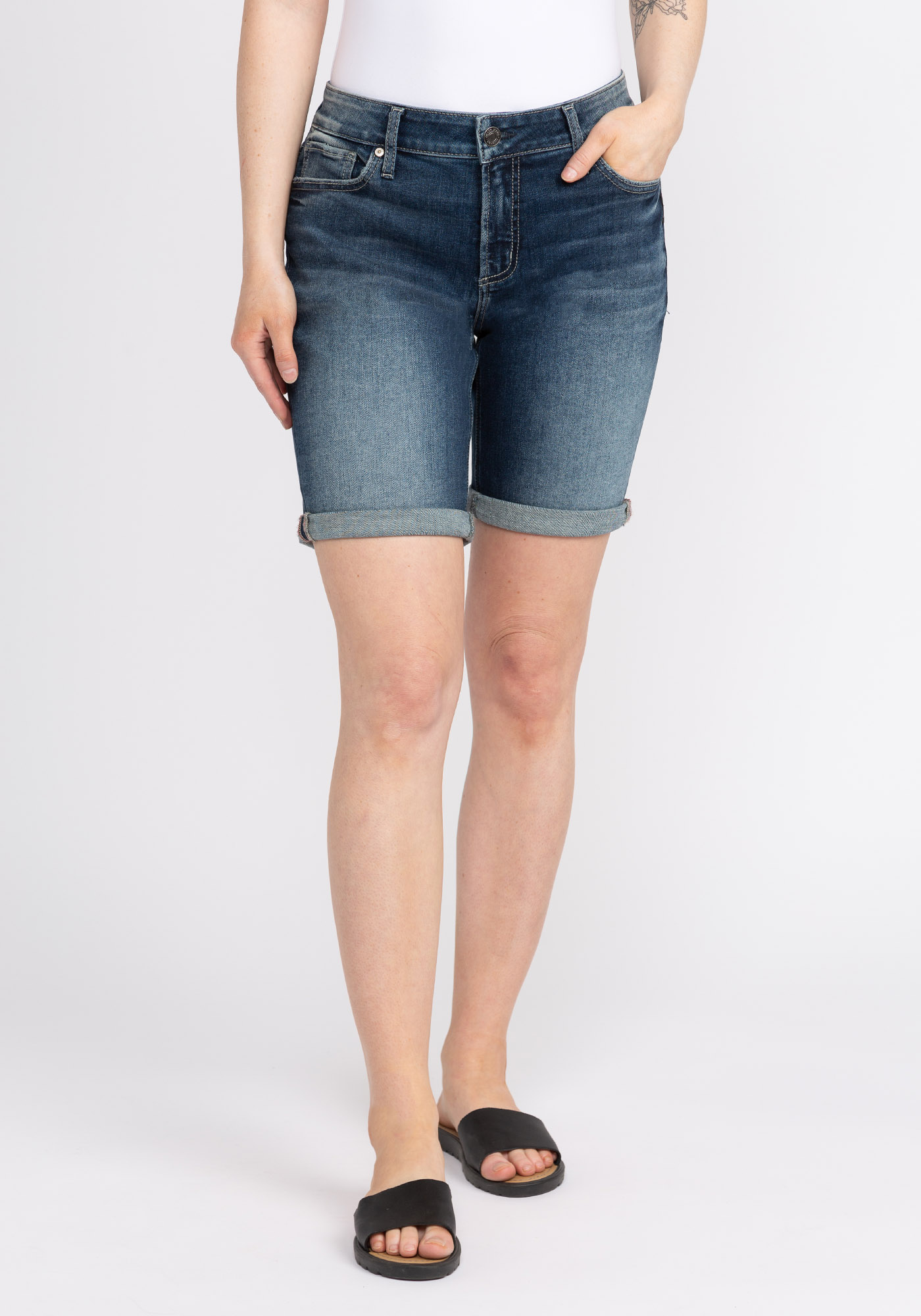 elyse mid rise bermuda shorts Bootlegger 2000006139