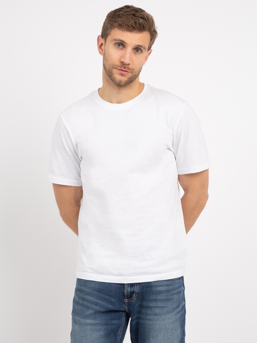 basic white crewneck t-shirt Bootlegger 2000007779